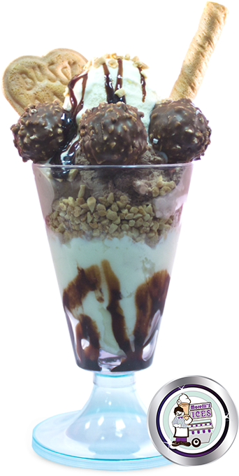 Download Ferrero Sundae - Ferrero Rocher Ice Cream Sundae PNG Image ...
