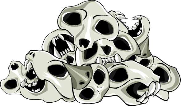 Pile Of Skulls - Free Transparent PNG Download - PNGkey