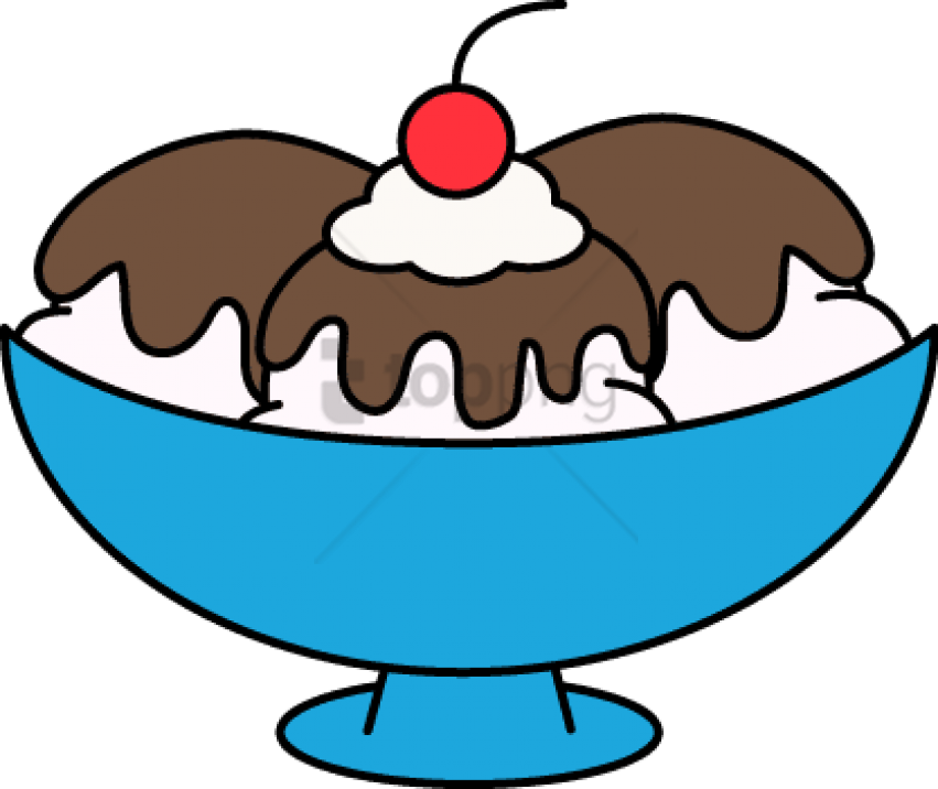 Download Banner Transparent Download Sundae Clipart Ice Cream - Hot ...