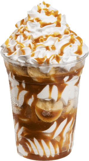 Download Bananas Foster Sundae Dashers - Carvelanche Carvel PNG Image ...