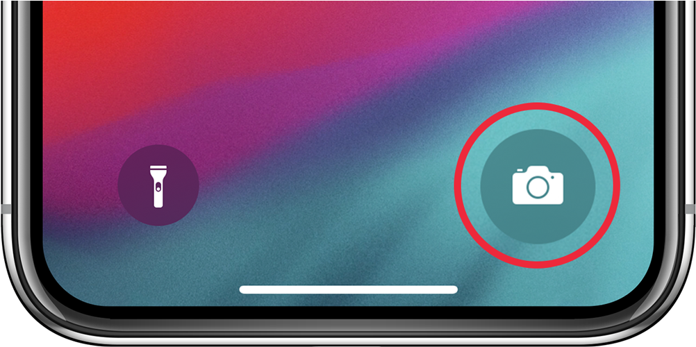 Download Camera Icon In The Bottom Right Of The Lock Screen - Netbook ...