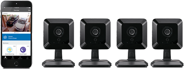 Download Homelife Mobile App Showing 4 Live Camera Feeds And - Camera ...