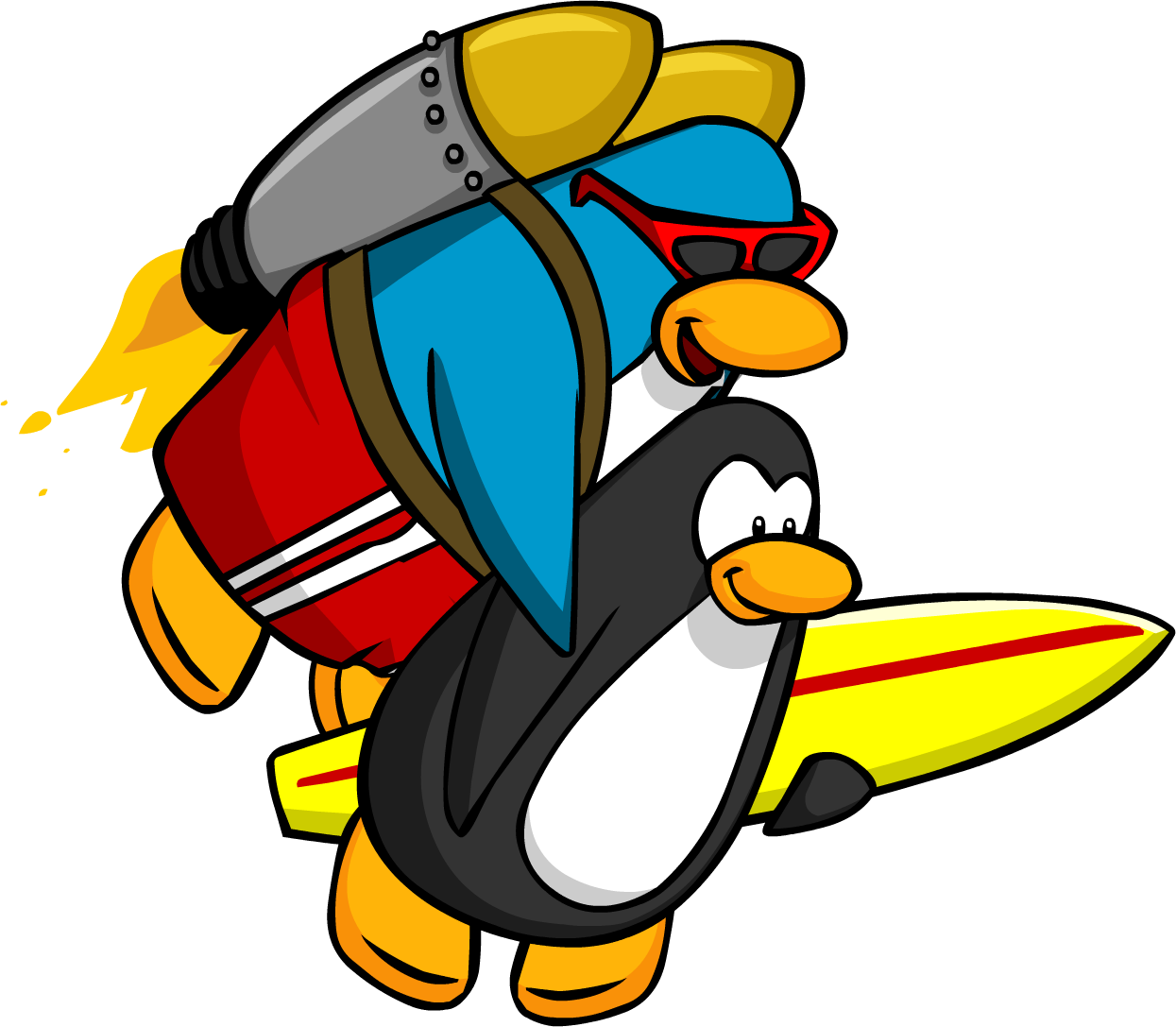 Catchin' Waves Jet Pack Surfer Carry - Club Penguin Jet Pack Surfer ...