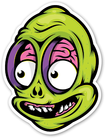 Alien Sticker - Free Transparent PNG Download - PNGkey