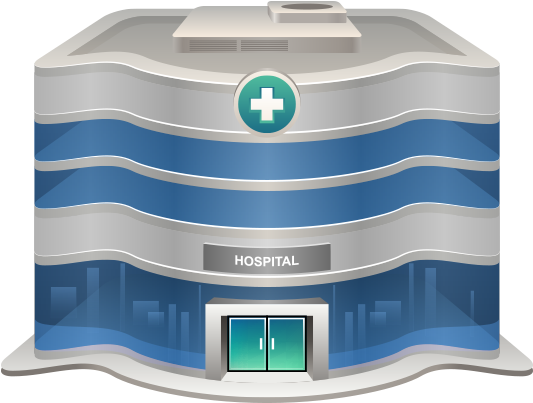 Medical Billing Solution For Hospitals - Cartoon Hospital Png - Free ...