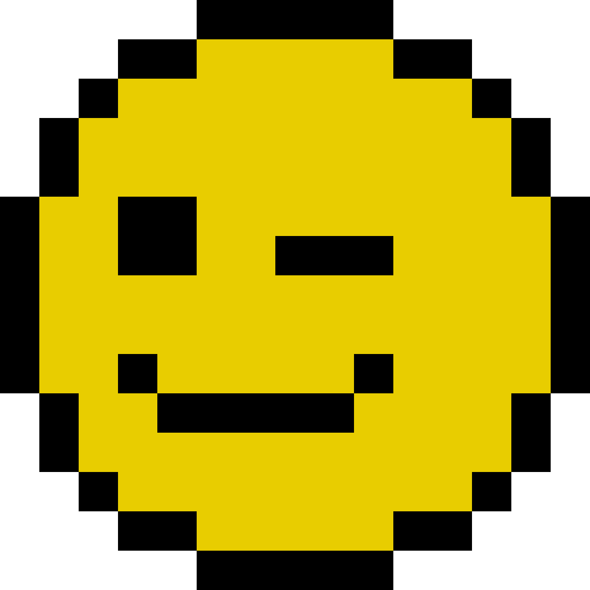 Download Winky Face - Gold Coin 8 Bit PNG Image with No Background ...