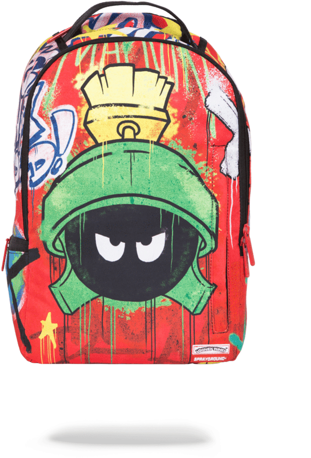 $0 - - Marvin The Martian Sprayground Backpack - Free Transparent PNG ...