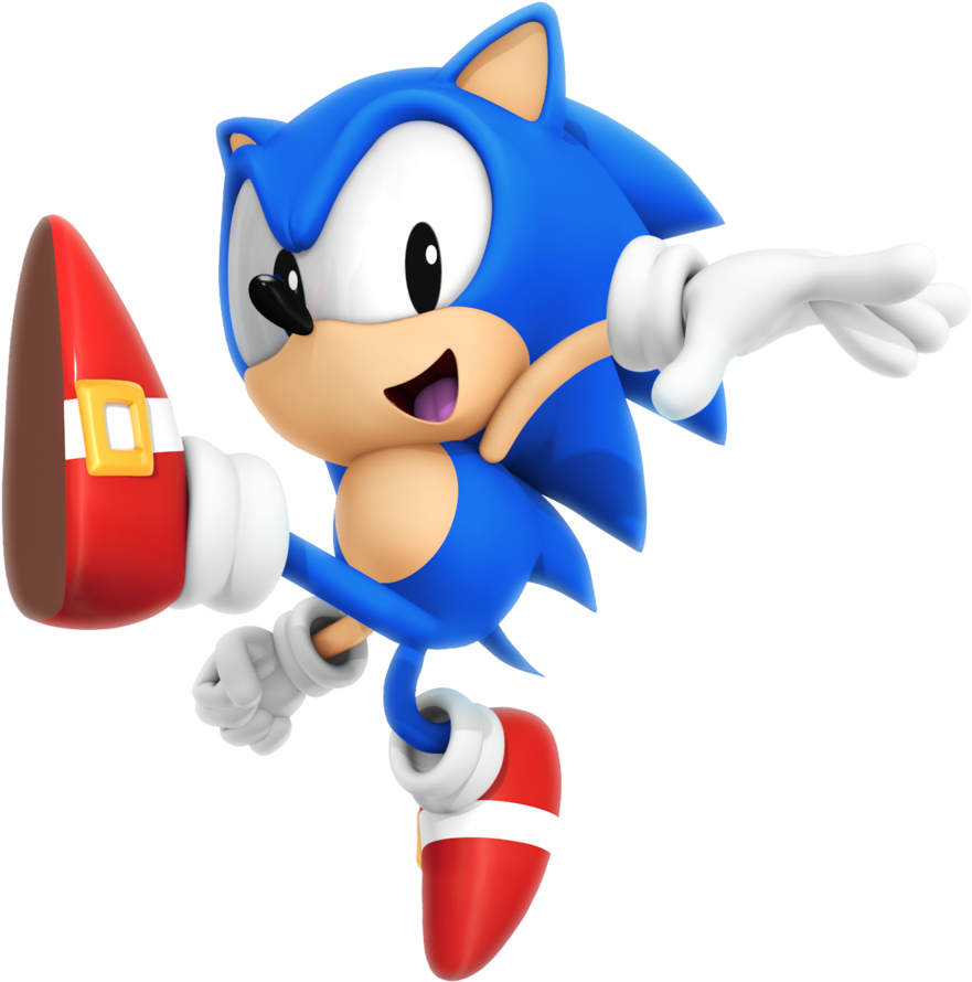 Classic Sonic - Sonic Forces Classic Sonic Png - Free Transparent PNG ...