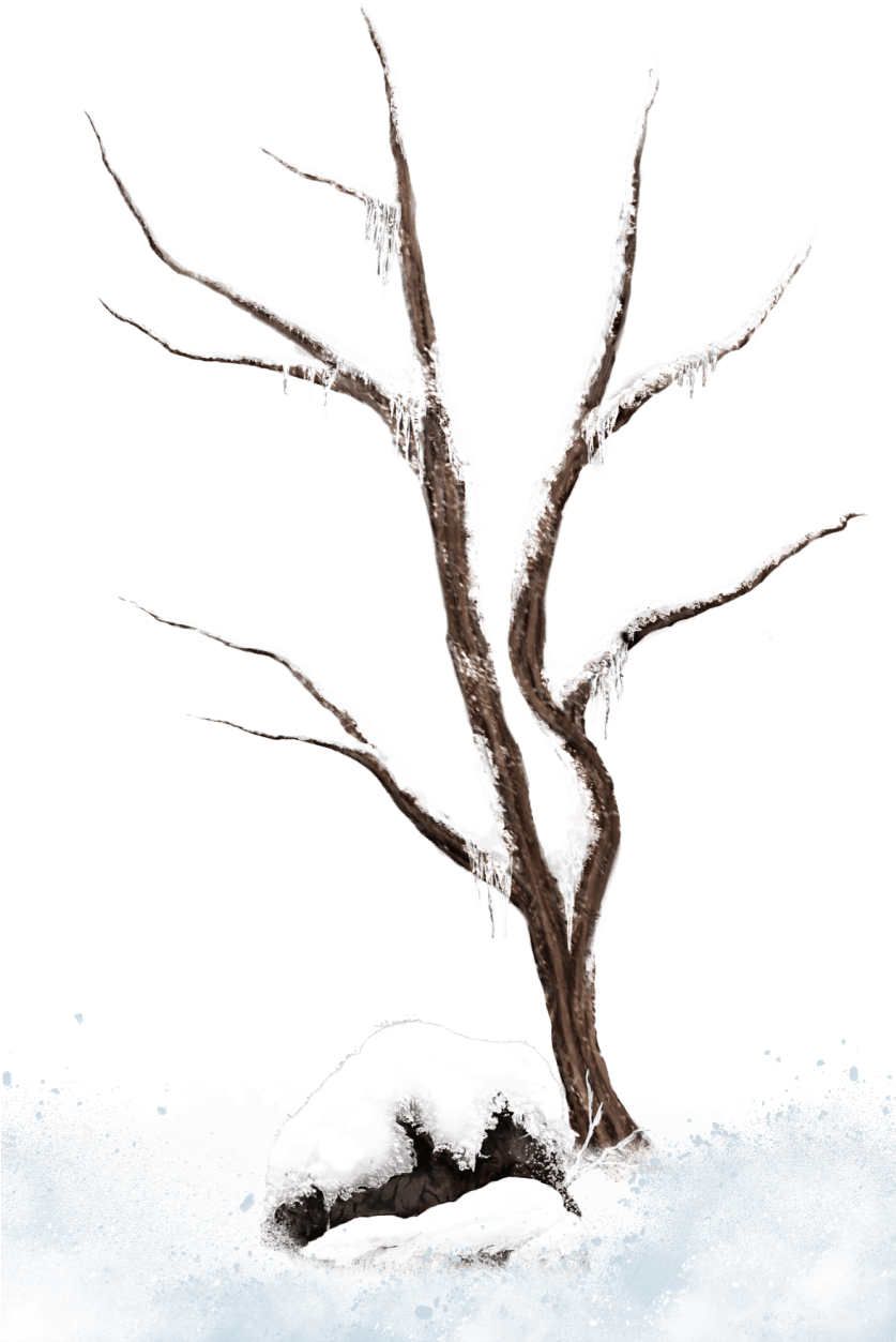 Brown Winter Snowy Tree Png Clipart Picture - Snow - Free Transparent ...