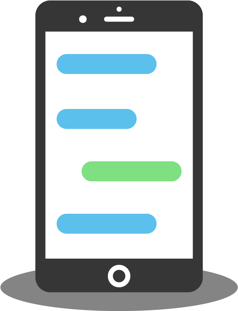 Download Animation Vector Iphone - Phone Texting Png PNG Image with No Background - PNGkey.com