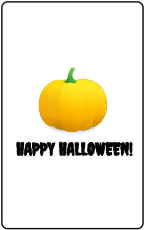 Download Happy Halloween Candy Wrapper - Custom Orange Pumpkin Mousepad ...