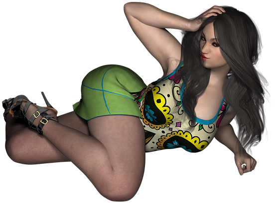 Download Plus Size Sexy Girl Woman Pose Model 3d Photo Shoot