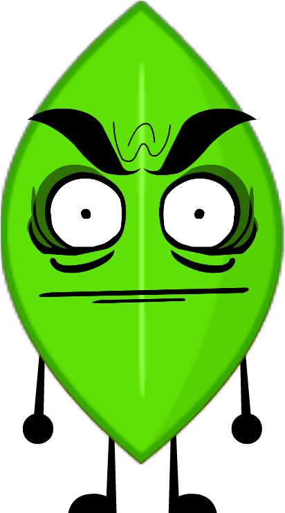 Download Green Evil Leafy - Bfdi Leafy PNG Image with No Background ...
