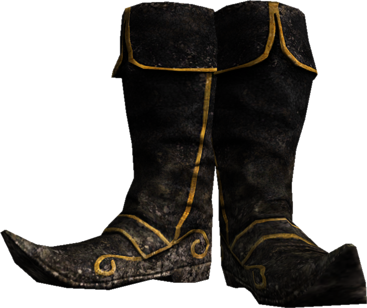 Download Tesv Cicero Boots - Skyrim Jester Boots PNG Image with No ...