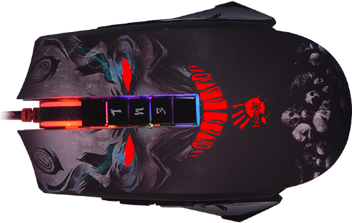 Download P85 - A4tech Bloody P85 Skull Mouse PNG Image with No ...