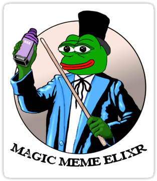 Pepe Frog Meme Magic Elixir Frog Meme, Memes, Magic, - Meme - Free ...