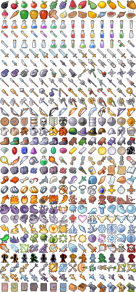 Download 420 Icons For Rpg - Pixel Art Rpg Icon PNG Image with No ...