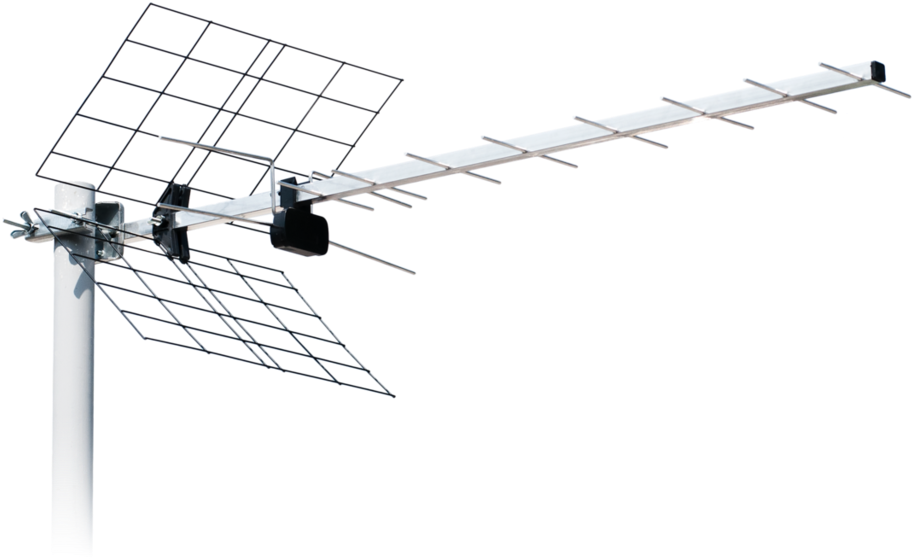 Uhf Tv Antenna Uf-13 F45n - Yagi Uhf Triplex Antenna - Free Transparent ...