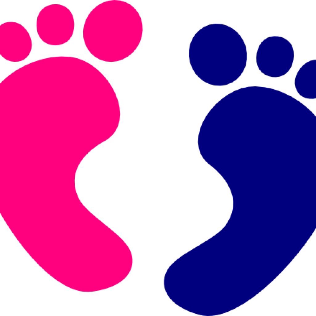 Pink Baby Feet Background