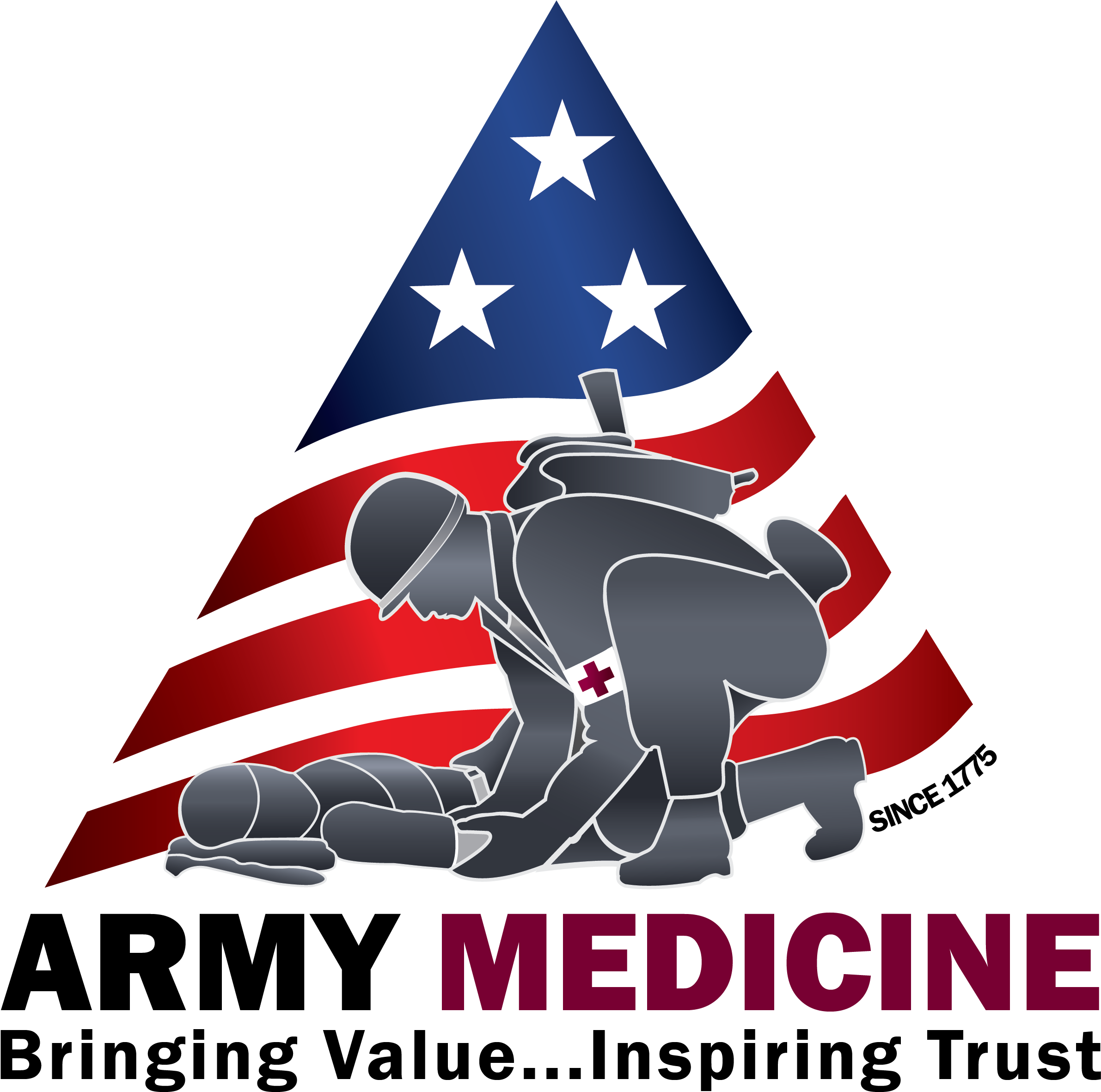 Army Medicine Logo 4c Hr - Us Army Medical Logo - Free Transparent PNG ...