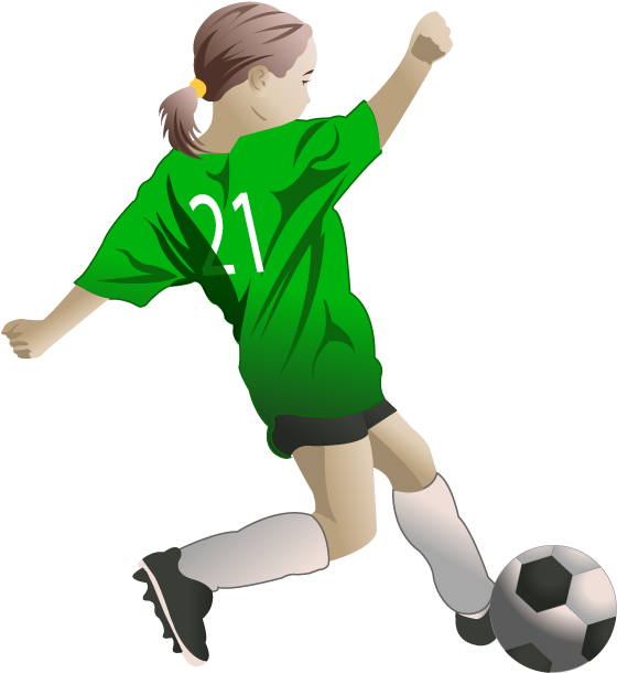 Download Soccer Girls Clipart - Girl Soccer Player Png PNG Image with ...
