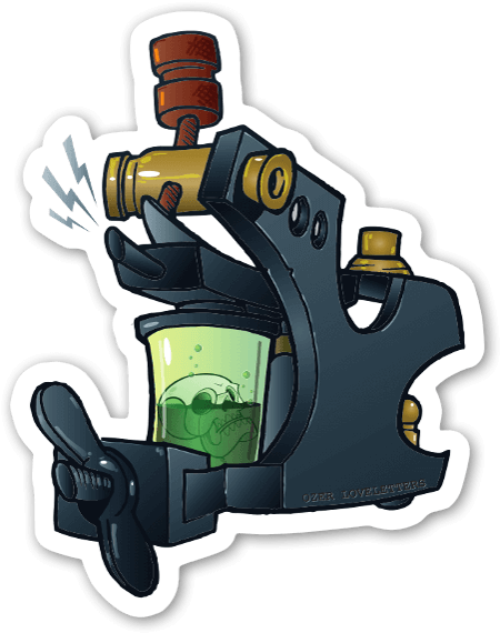 Download Tattoo Machine Sticker - Tattoo Machine Graffiti PNG Image ...