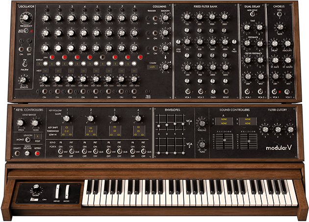 Vintage Moog Synthesizer - Free Transparent PNG Download - PNGkey