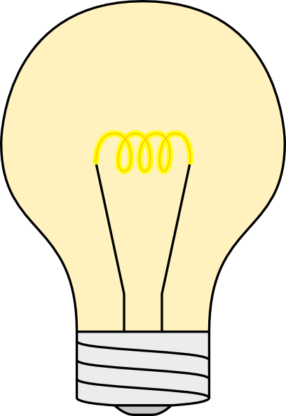 Light Bulb Clipart - Light Bulb Clipart Cute - Free Transparent PNG ...