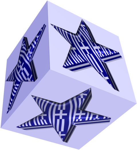 Download 3d Plastic Greek Cube - Triangle PNG Image with No Background ...