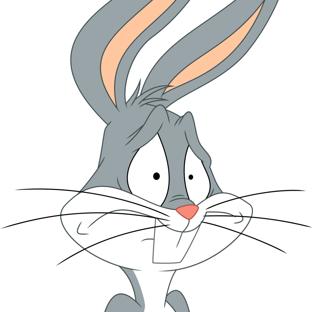 Scared Rabbit Cartoon Png - Free Transparent PNG Download - PNGkey