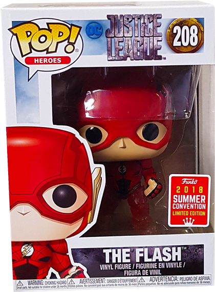 Download The Flash Sdcc 2018 Exclusive Pop Vinyl Figure - Flash Running ...