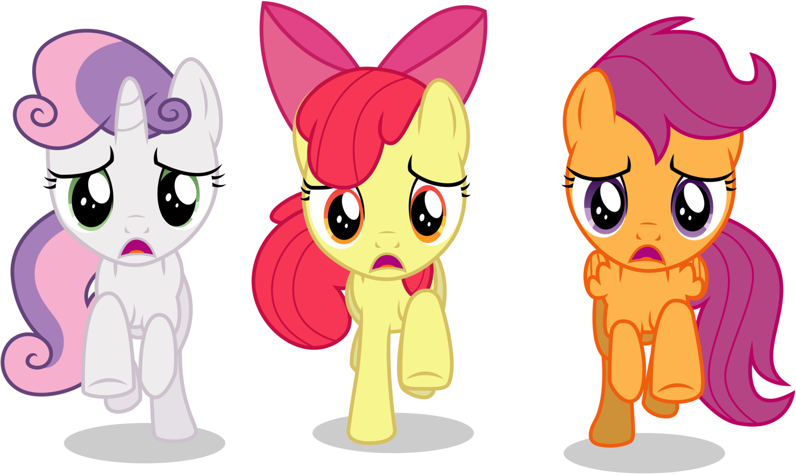 Download Cmc Running Away By Caliazian On Deviantart - Mlp Cmc Running ...