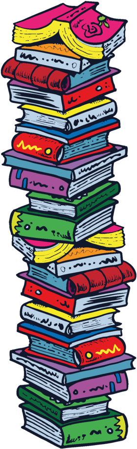 Book Stack 2 - Free Transparent PNG Download - PNGkey