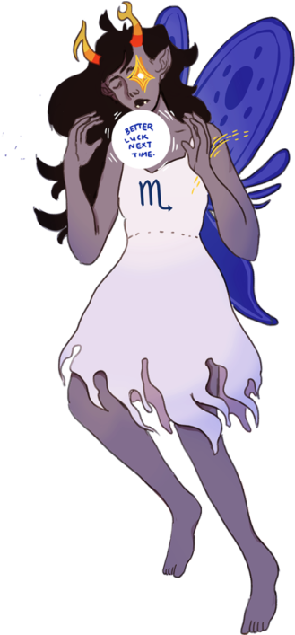 Download Self Indulgent Vriska - Cartoon PNG Image with No Background ...