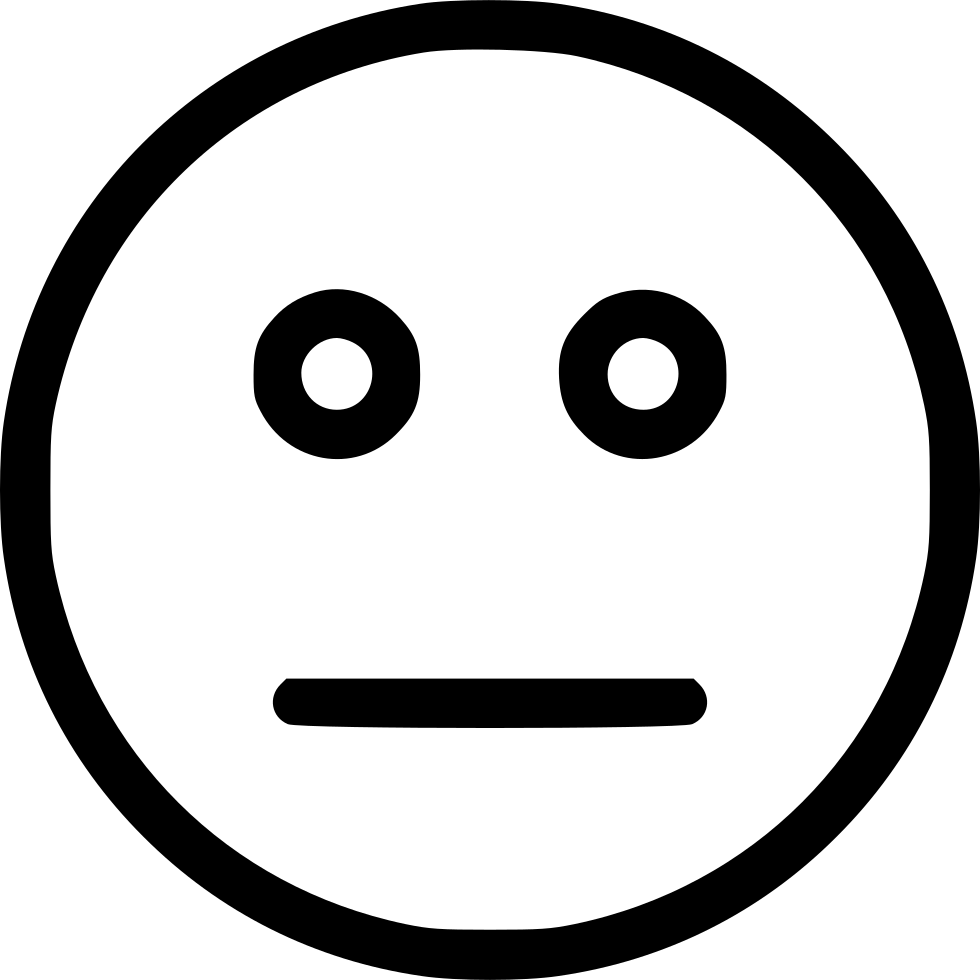 Boring Face Smiley Comments - Face - Free Transparent PNG Download - PNGkey
