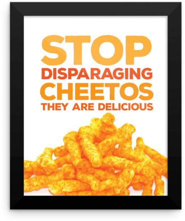 Download Cheetos Print, Framed - Snack PNG Image with No Background ...