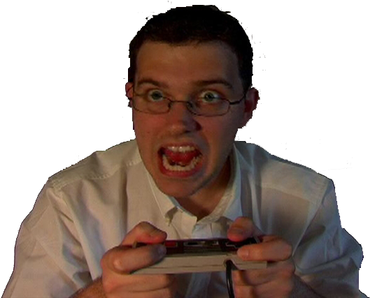 Angry Video Game Nerd James Rolfe Top Gun Chin Forehead - Angry Video ...