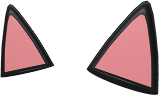 Download Kitty Ears - Roblox Cat Ears Code PNG Image with No Background - PNGkey.com