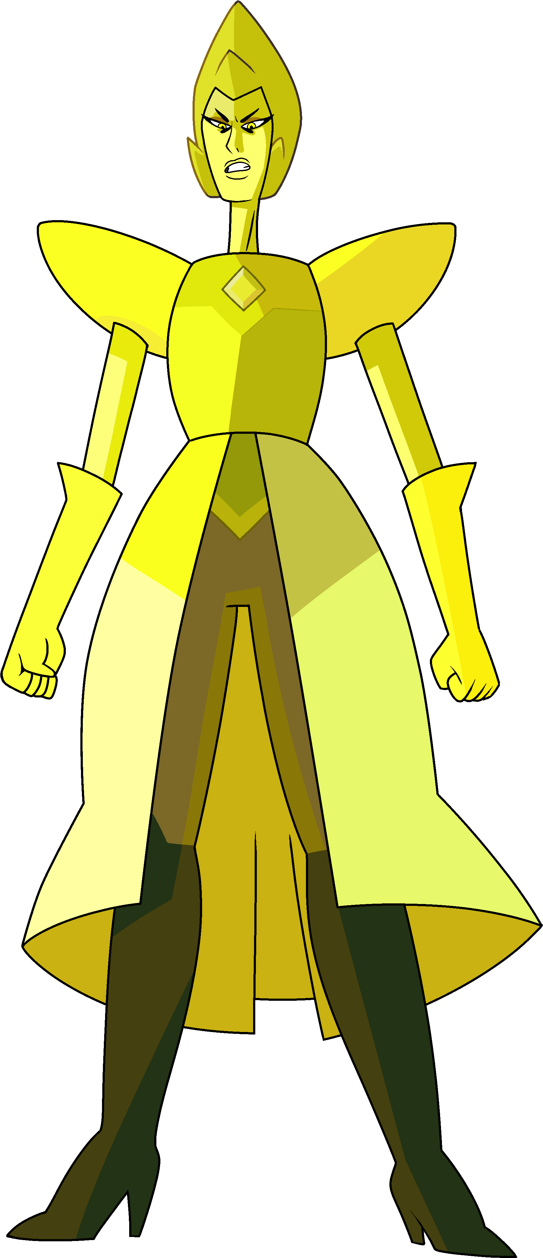 Download Yellow Diamond By Lenhi - Diamond Fusion Steven Universe PNG ...