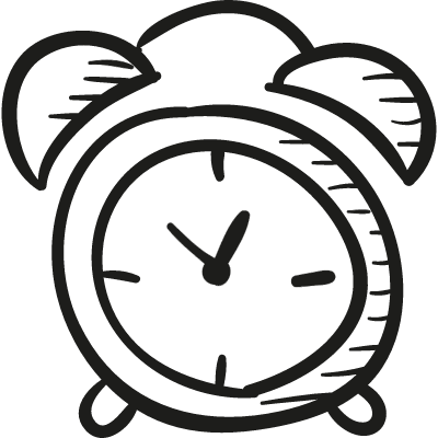 Download Draw Alarm Clock Vector - Alarm Clock Drawing Png PNG Image ...
