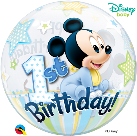 Download Lightbox - Blue Mickey Mouse Birthday PNG Image with No ...