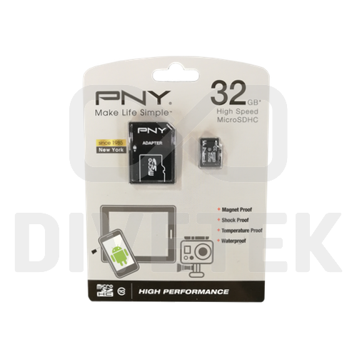 Download Micro Sd Card Class 10 With Sd Adapter - Pny Microsdhcメモリーカード ...