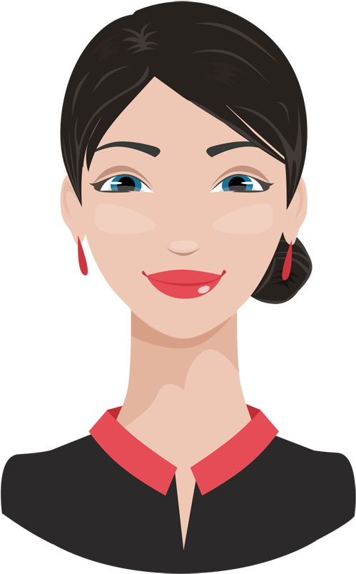 Download Avatar Transparent Female - Cartoon PNG Image with No ...
