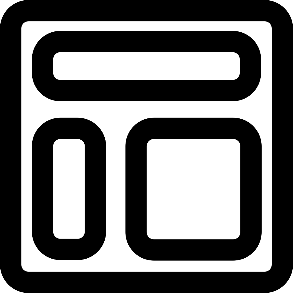 Download Design Elements Button Outline - Icon PNG Image with No ...