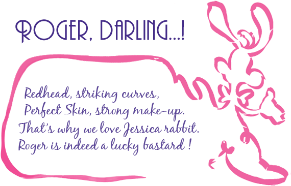 Download Jessica Rabbit Theme - Roger X Jessica Rabbit Quotes PNG Image ...