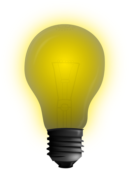 Download Clip Art At Clker Com Vector Online - Incandescent Light Bulb ...