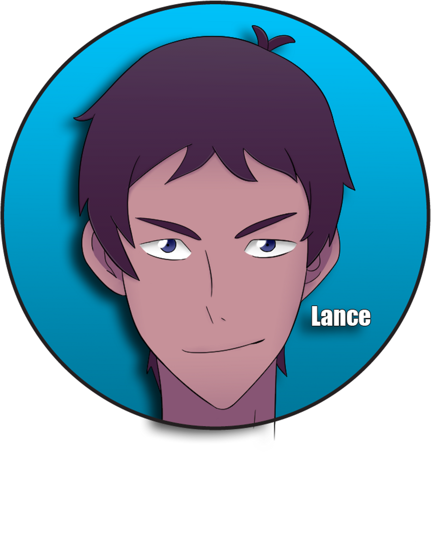 Download Lance From Voltron On A Pin-back Button PNG Image with No ...