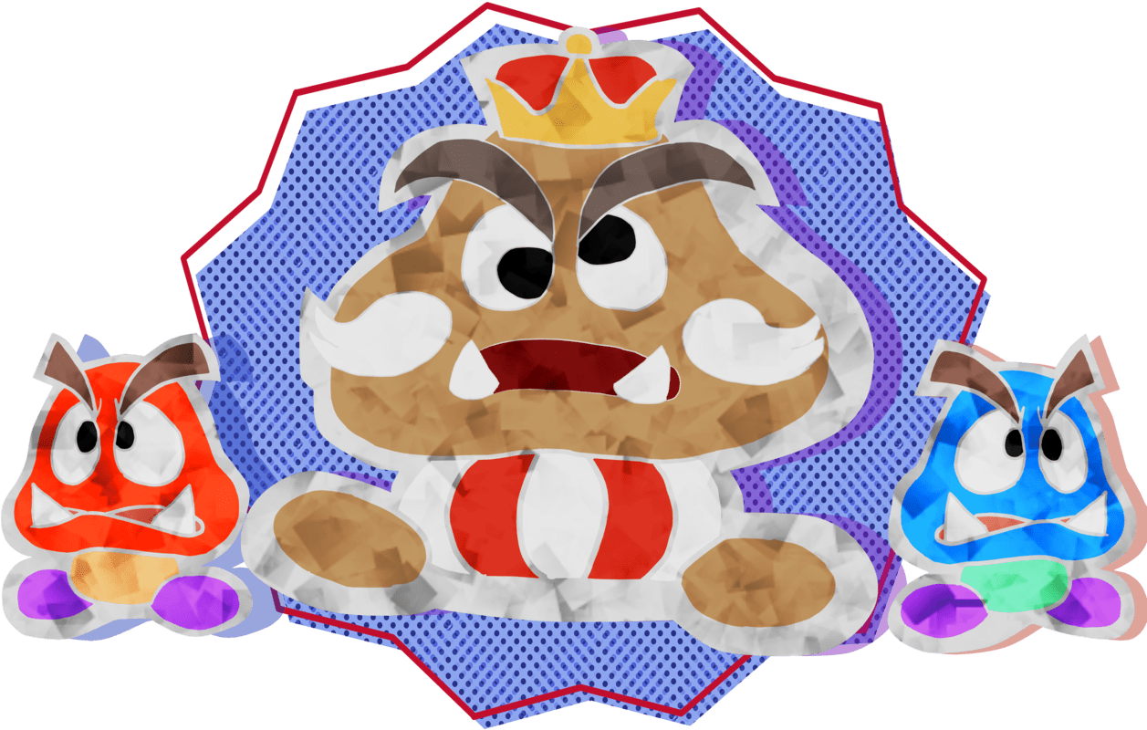 Download Paper Mario Enemies By Florosapiens - Paper Mario PNG Image ...
