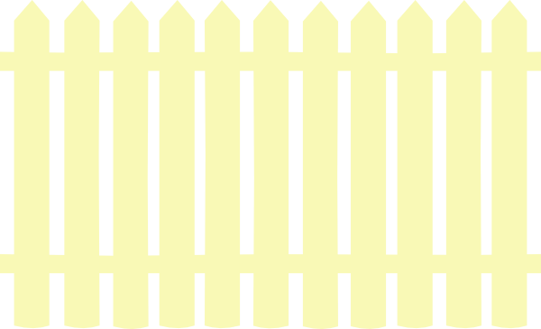 Download Yellow Clipart Fence - Wooden Fence Clip Art PNG Image with No ...