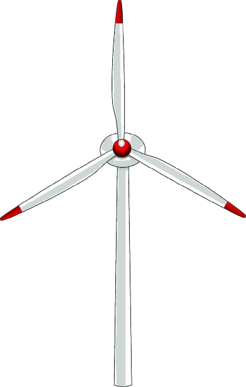 Wind Turbine No Background